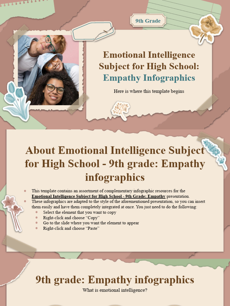 Emotional Intelligence Subject For High School - 9th Grade - Empathy ...