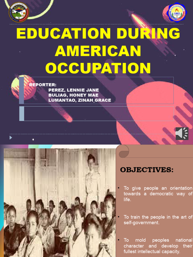 (G-4) Education During American Occupation | PDF