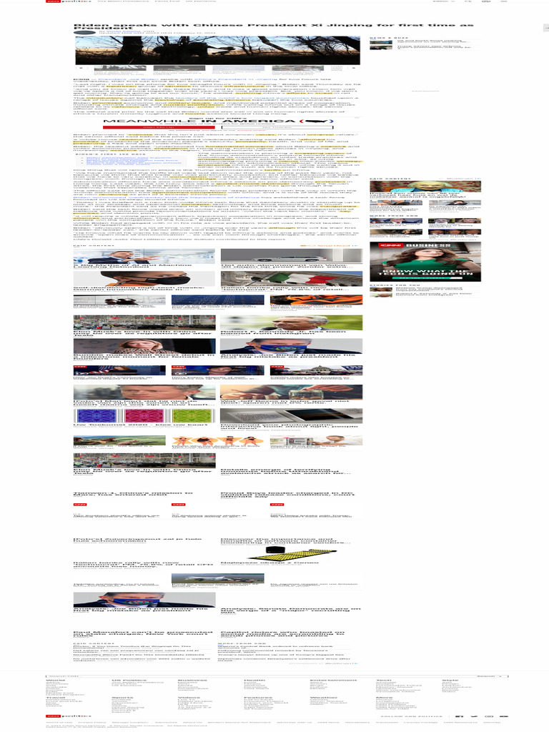 Biden Speaks With President1 | PDF | Joe Biden | Xi Jinping