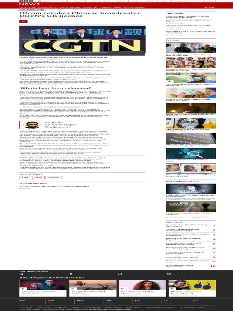 CGTN | PDF | Mass Media