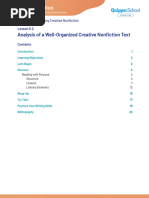 Creative Nonfiction vs. Fiction Guide | PDF | Creative Nonfiction ...