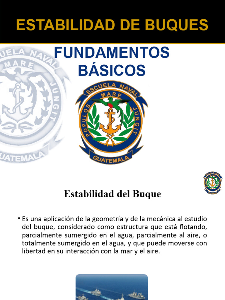 MODULO 1 Estabilidad de Buques 1 | PDF