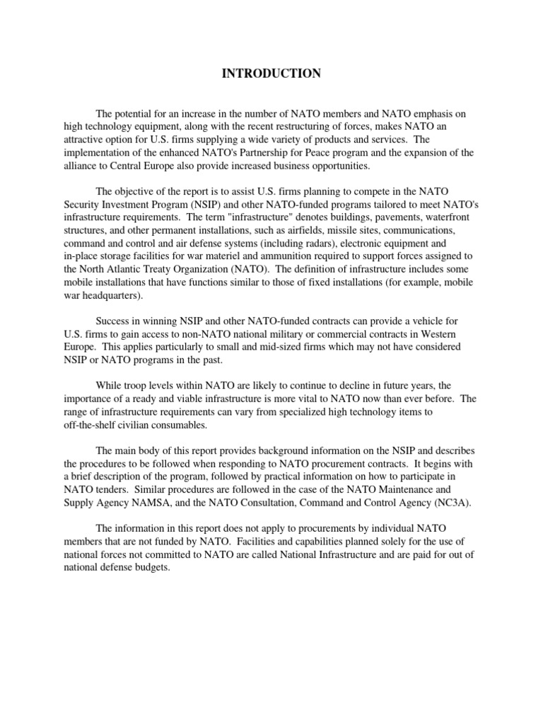 Overview - Nato | PDF | Law