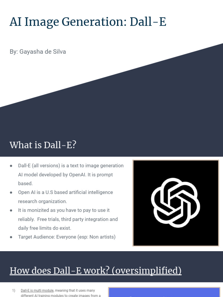 AI Image Generation - Dall-E | PDF | Artificial Intelligence ...