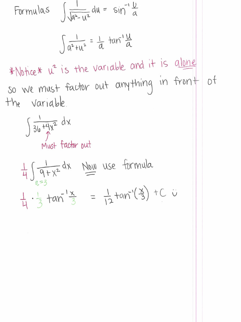 Arct an Formula | PDF