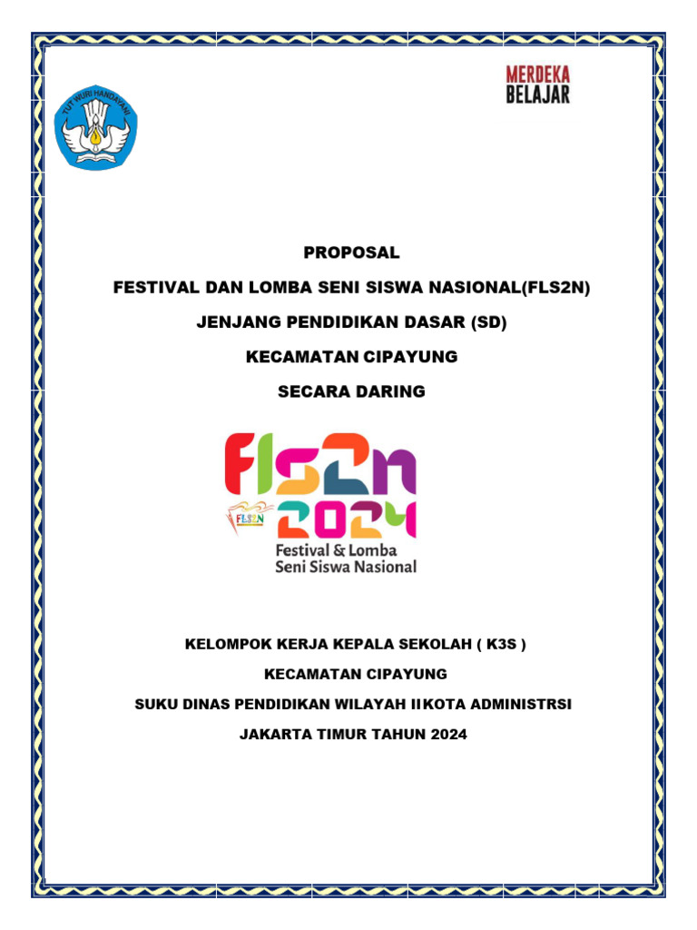 Proposal FLS2N - Tahun 2024 CPY | PDF