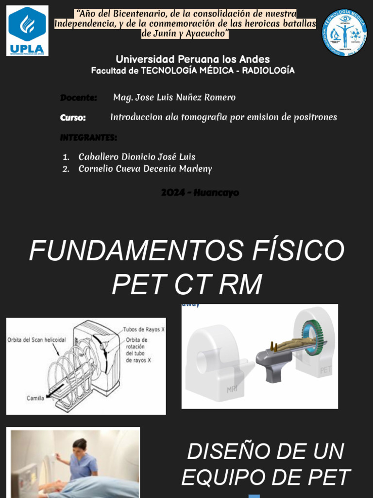 Diseño y Función de PET/CT | PDF | Tomografía de emisión de positrones ...