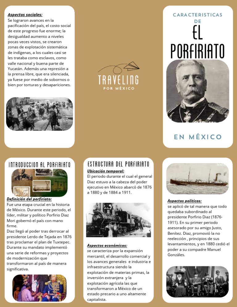 Características del Porfiriato en México | PDF