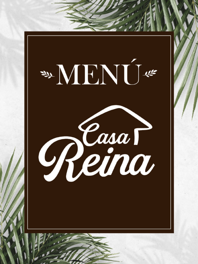 01 Menú Casa Reina | PDF