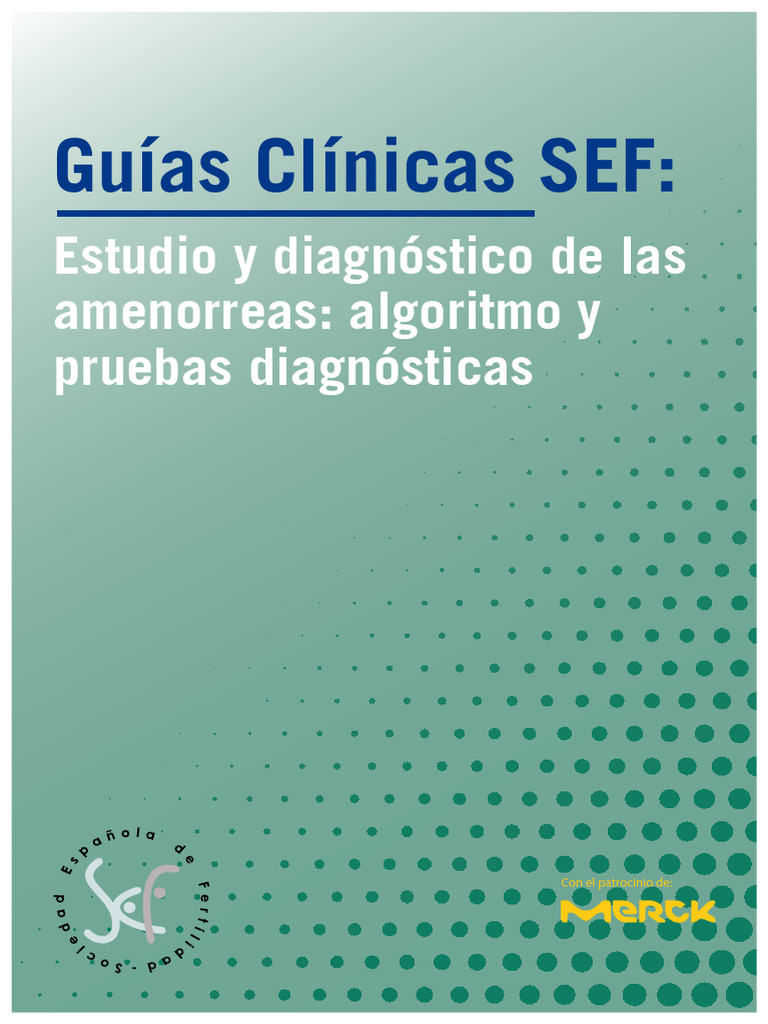 Amenorreas Guias Clinicas SEF | PDF | Menstruación | Hormona luteinizante