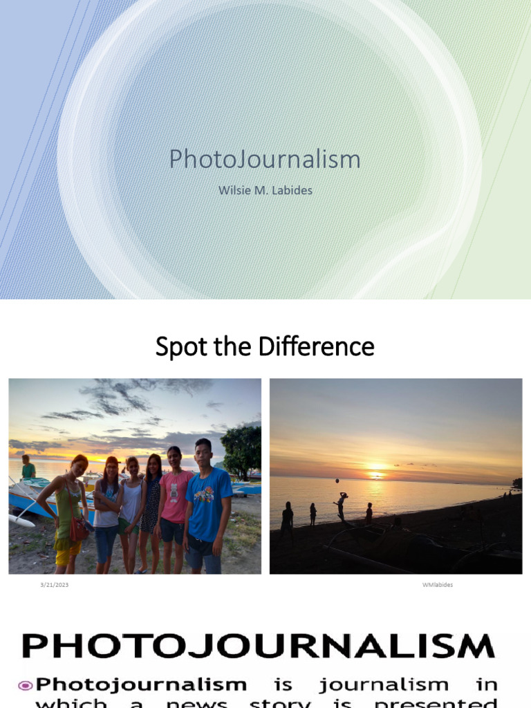 PhotoJournalism 1 | Download Free PDF | Language Mechanics | Cognitive ...