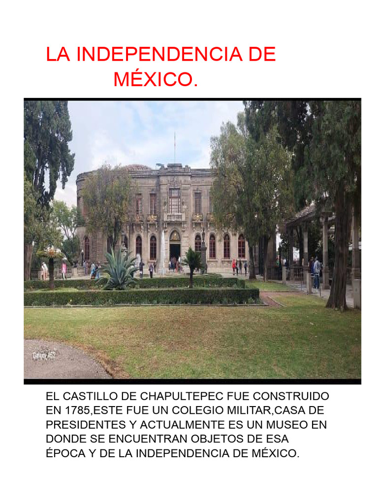 La Independecia de Mexico y El Castillo de Chapultepec | PDF