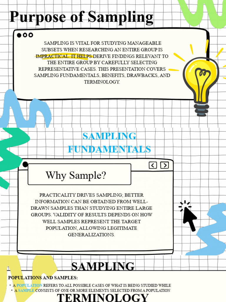 Module 3 Lesson 6&7 The Purpose of Sampling and Area Sampling ... Module 3 Lesson 6&7 The Purpose of Sampling and Area Sampling ...