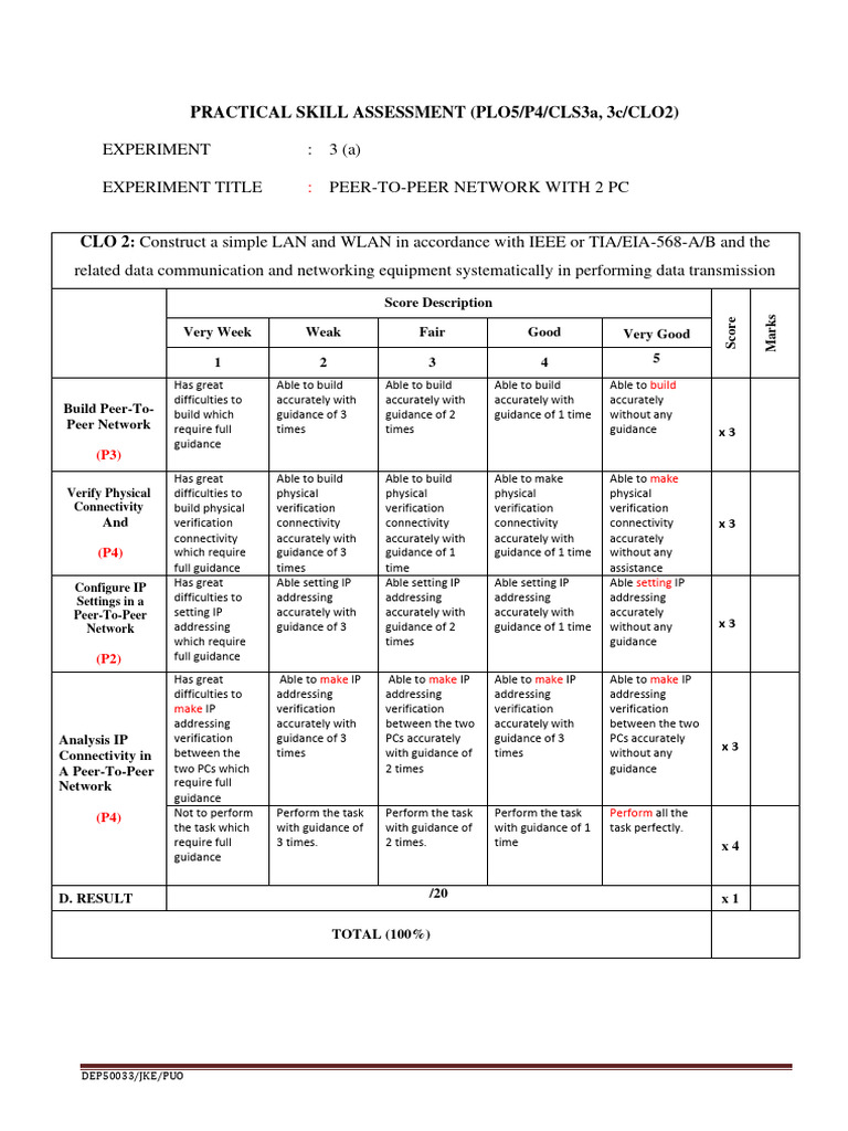 Peer-to-Peer Network Setup Guide | PDF | Network Interface Controller ...
