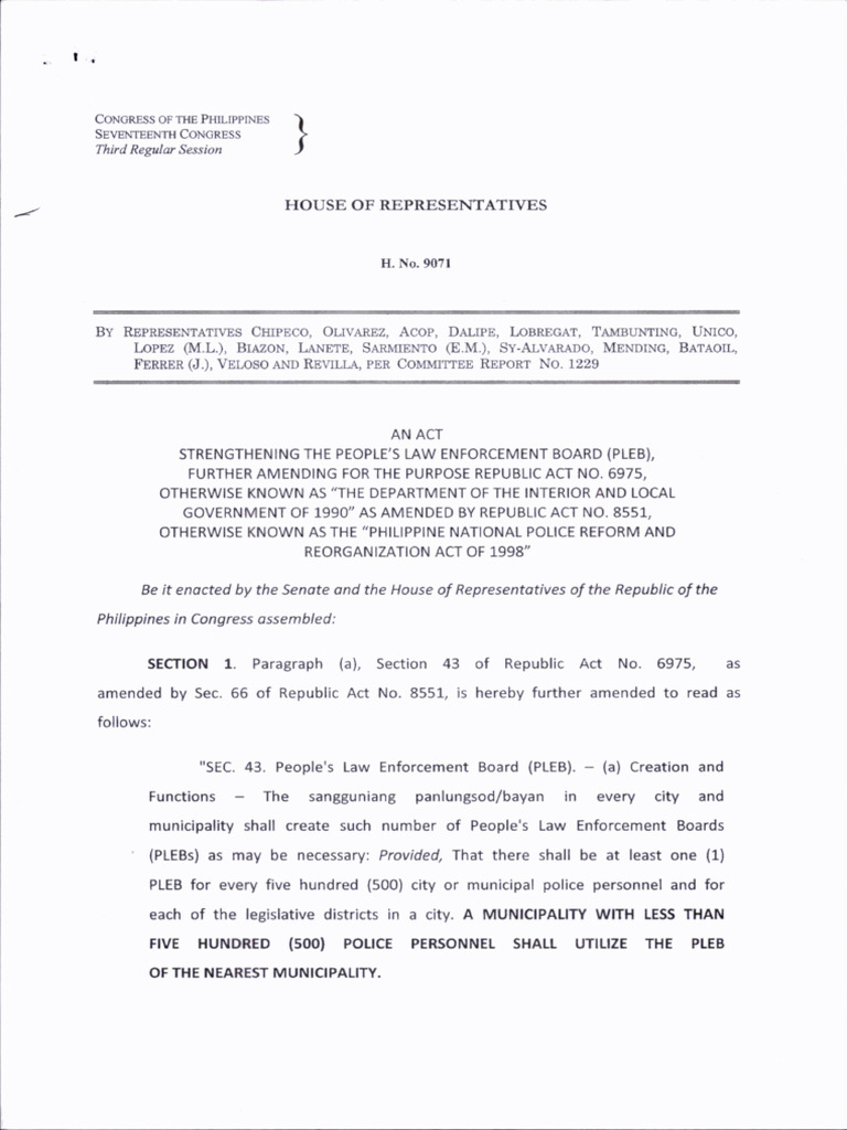 PLEB | PDF | Per Diem | Complaint