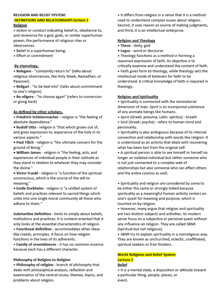 Religions Religious | PDF