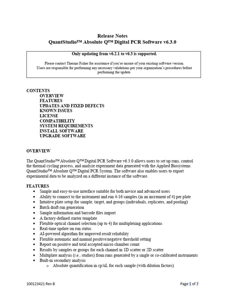 QS AbsoluteQ v6.3.0 Release Notes | Download Free PDF | Software ...
