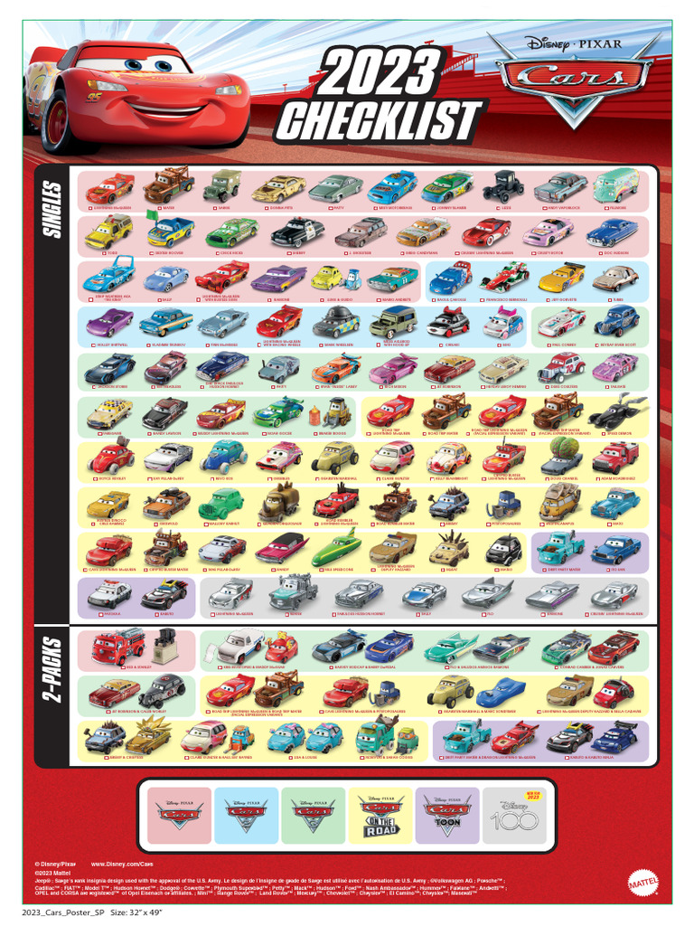 FULL YEAR 2023 Checklist CARS CALENDAR | PDF | Car | Motor Vehicle