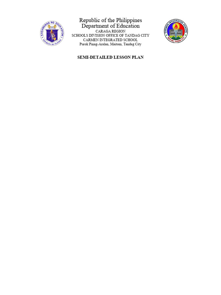 Lesson Plan For COT - Q3 AP10 | PDF