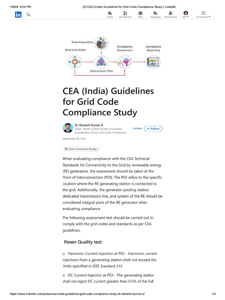 CEA GRID Complaince Study | PDF