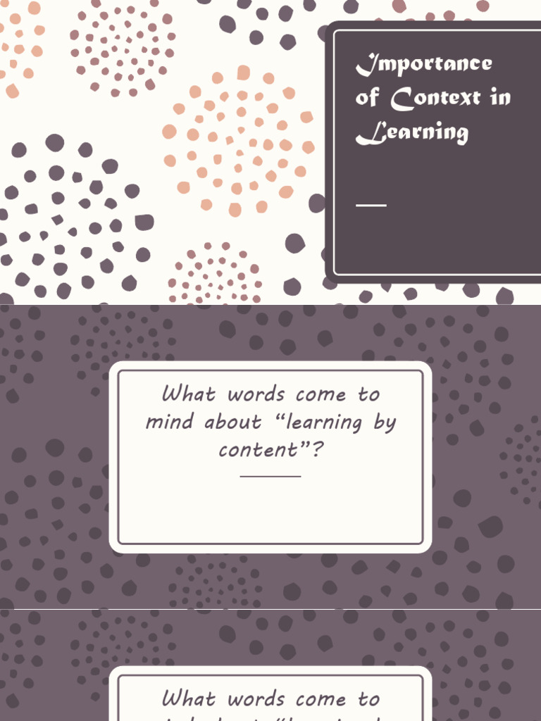 Learning by Context 2020-2021 | PDF | Career & Growth | Wellness