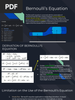 Bernoulli Equation Sample Problems | PDF