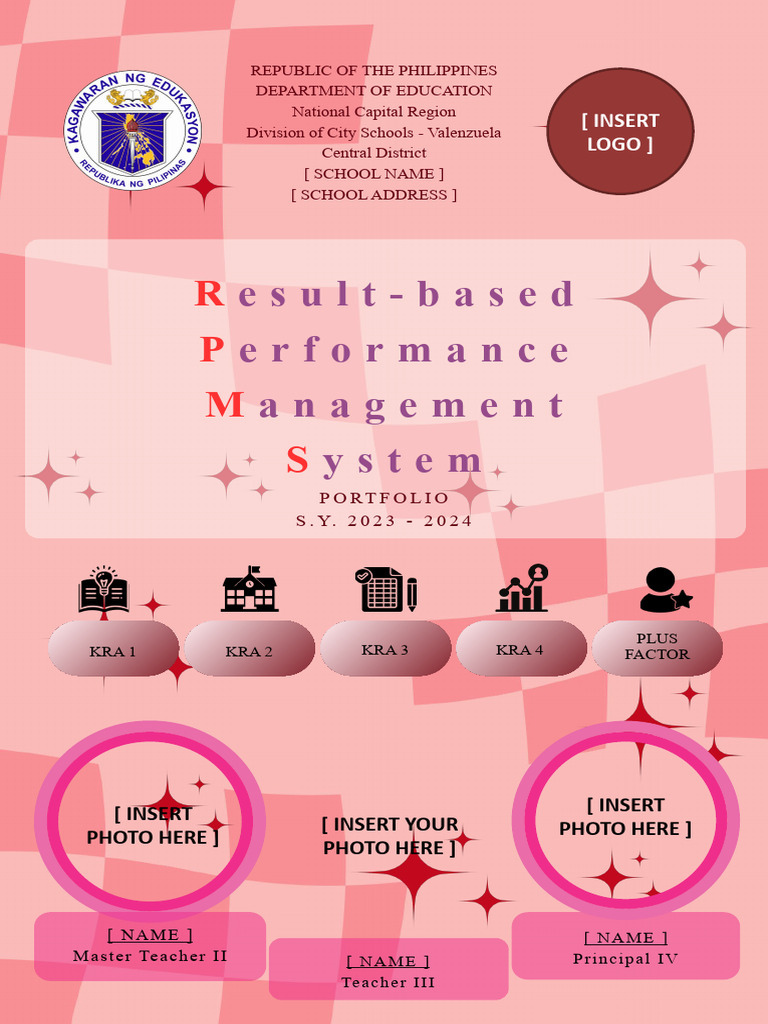 Rpms Portfolio Template - Design 3 - S.Y. 2023-2024 - Teacher Marissa ...