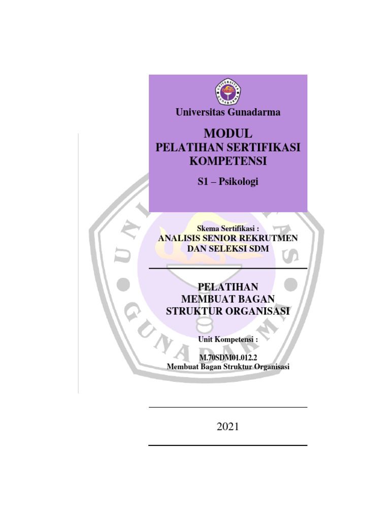 Materi h2 - Modul Membuat Bagan Struktur Organisasi | PDF