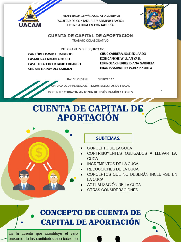 Cuenta de Capital de Aportación | PDF | Dividendo | Compartir (Finanzas)