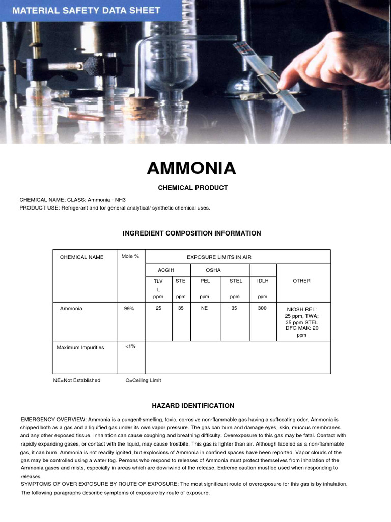 Ammonia | PDF