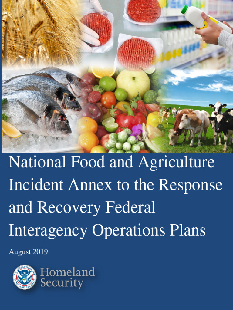 Fema Incident Annex Food-Agriculture | PDF | Technology & Engineering