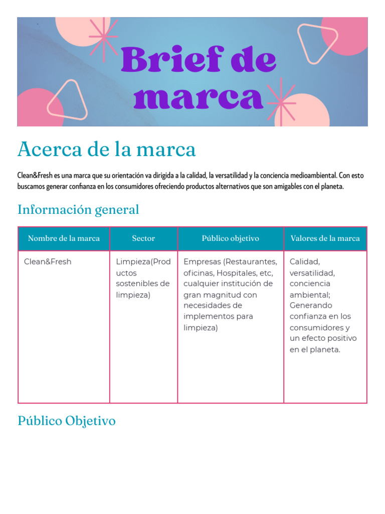 Brief de Marca | PDF