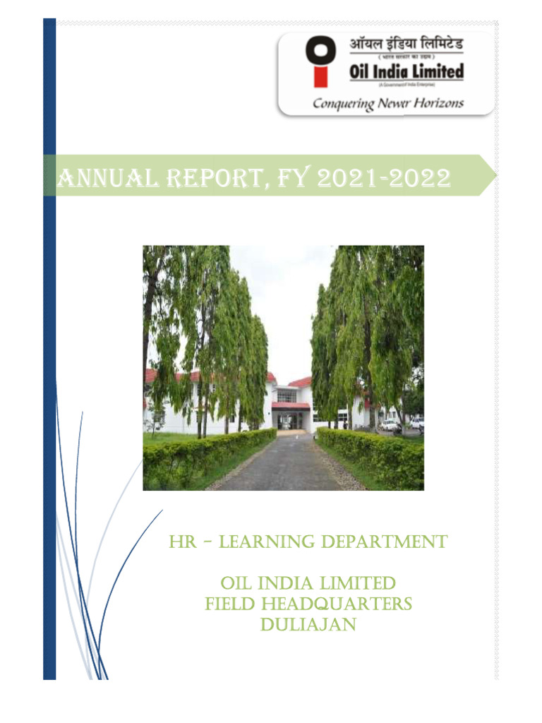 Annual Report 2021-2022 - HR Learning | PDF | Apprenticeship | Return ...