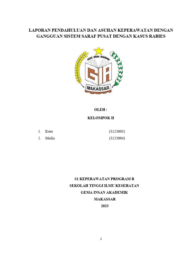 Temu 13 Askep Rabies KLP 4 | PDF
