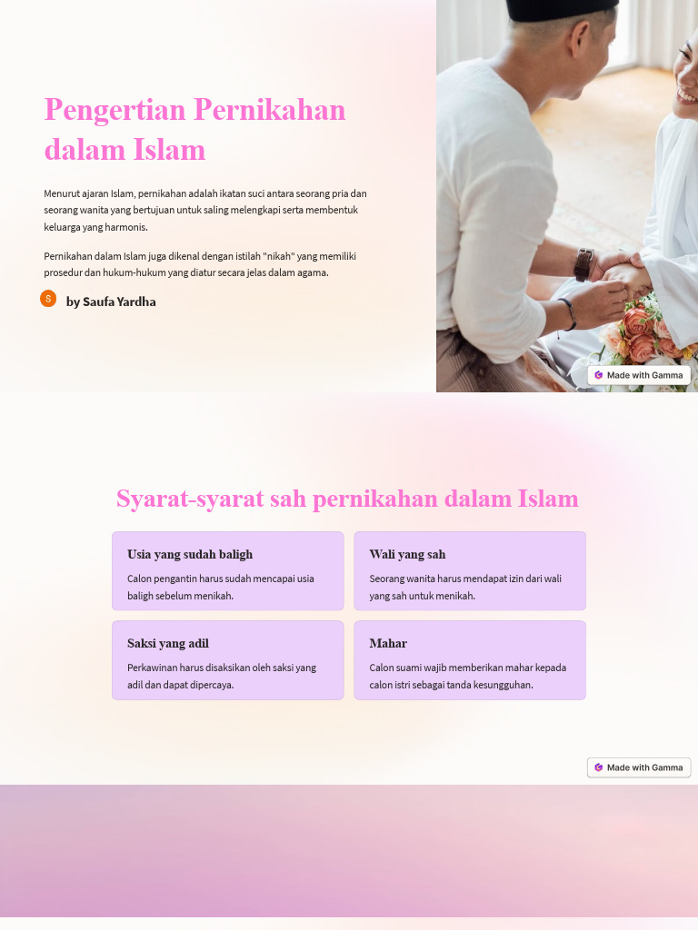 Pengertian Pernikahan Dalam Islam | PDF