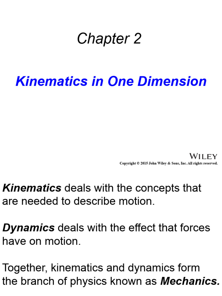 Kinematics | PDF | Acceleration | Speed