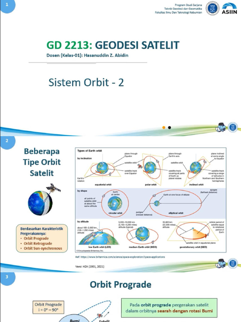 Geosat 2021 - 04 Sistem Orbit - Part 2 | PDF