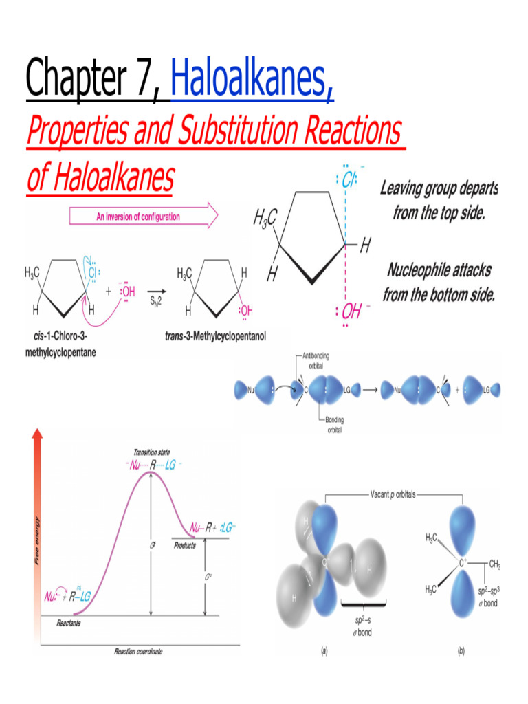 Nucleophilic Substitution reactions | PDF Nucleophilic Substitution reactions | PDF