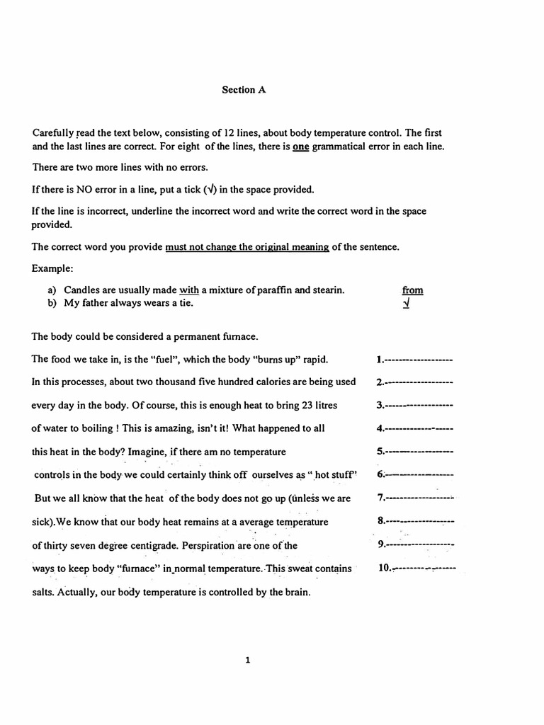 Secondary 1 Express English Paper 1 VIII | PDF