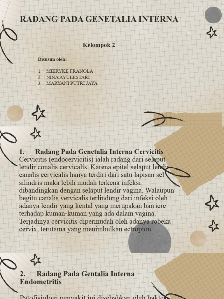 Jenis Radang Genitalia Interna pada Wanita | PDF
