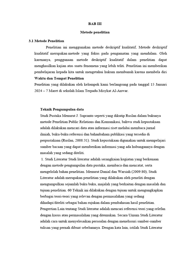 BAB III Riset | PDF | Agama & Spiritualitas