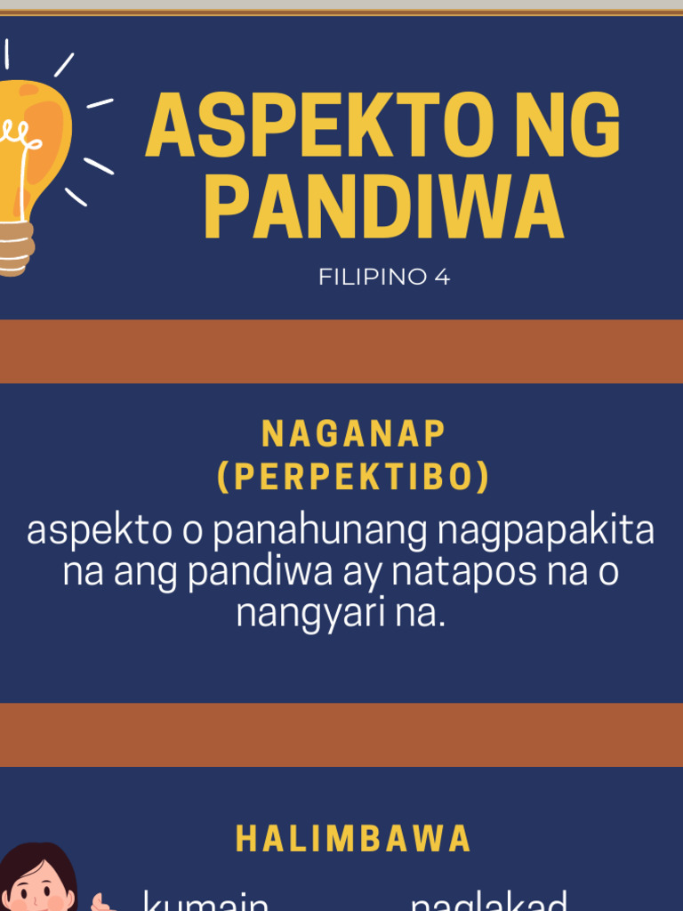 Filipino 4aspekto NG Pandiwa | PDF
