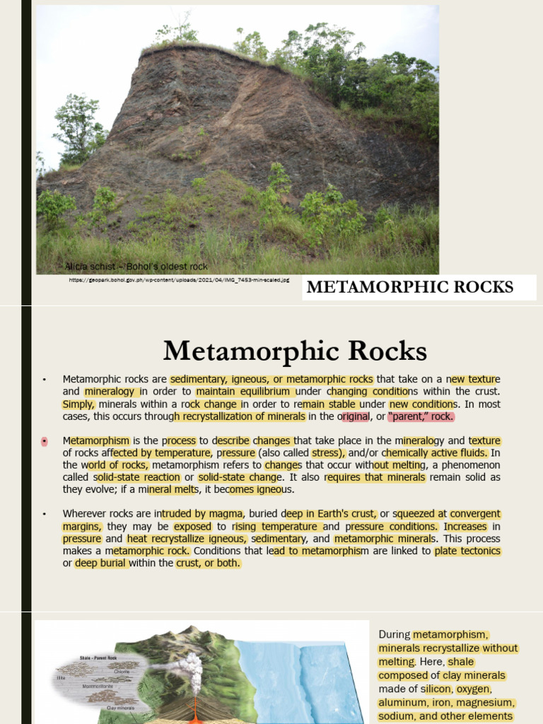 Metamorphic Rocks | PDF