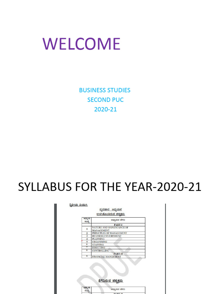 Business Studies. | PDF