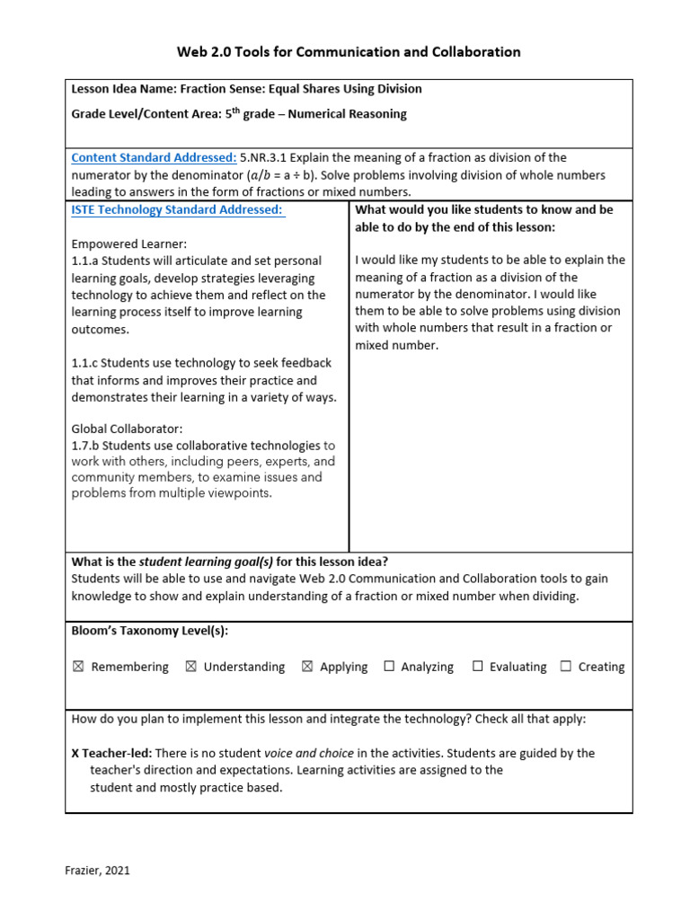 Web 2 | PDF | Learning | Collaboration