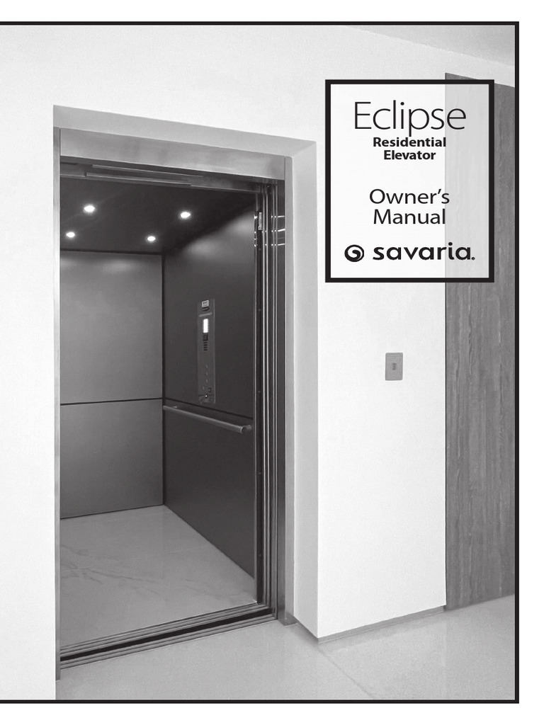 Eclipse Elevator Owner's Manual | PDF