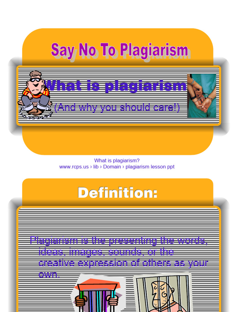 MATERI 1c - Plagiarism Lesson | PDF
