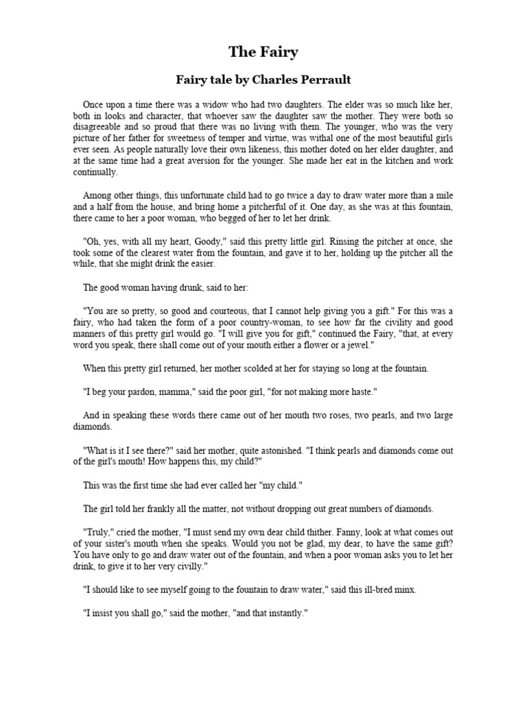 Fairy Tale - The Fairy | PDF | Fairy Tales | Folklore