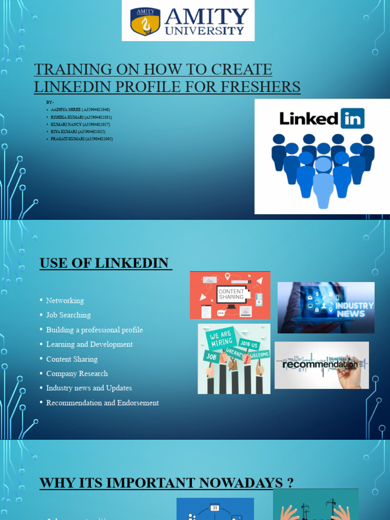 Presentation LinkedIn 1 | Download Free PDF | Linked In | Expert