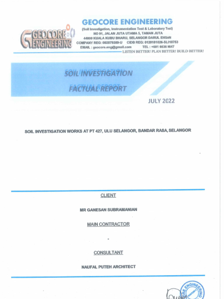 Si Report PT 427 | PDF